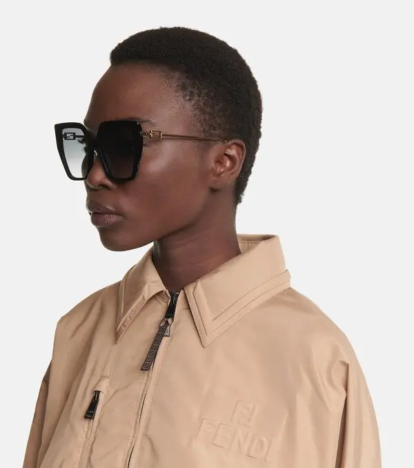 Fendi Baguette Oversized Sunglasses