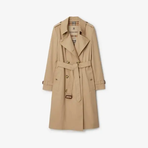 Burberry Long Chelsea Heritage Trench Coat - Honey Beige