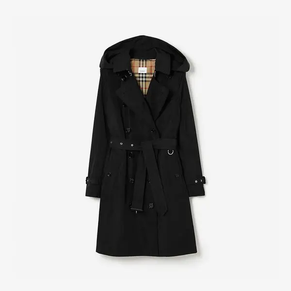 Burberry Mid-length Taffeta Kensington Trench Coat