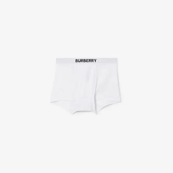 Burberry Cotton Boxer Shorts - White