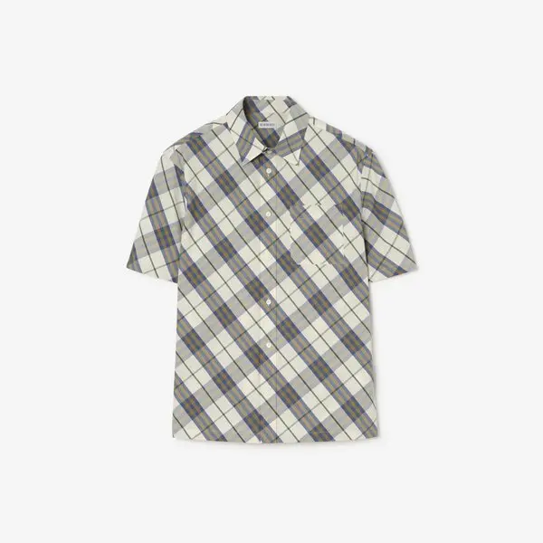 Burberry Classic Fit Check Shirt - Peacock Blue