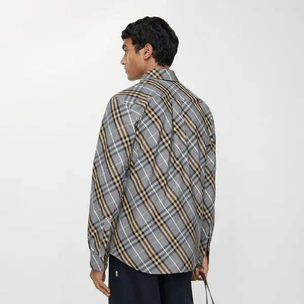 Burberry Classic Fit Check Shirt - Wave Blue