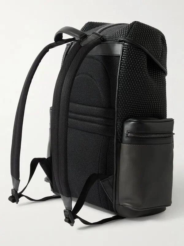 Ermenegildo Zegna Pelletessuta Leather Backpack