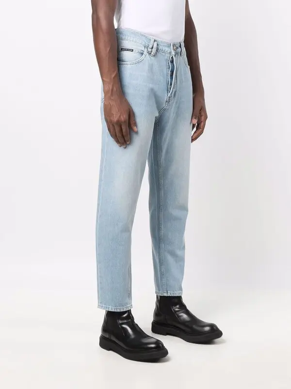 Philipp Plein Iconic Carrot-cut Jeans - Blue
