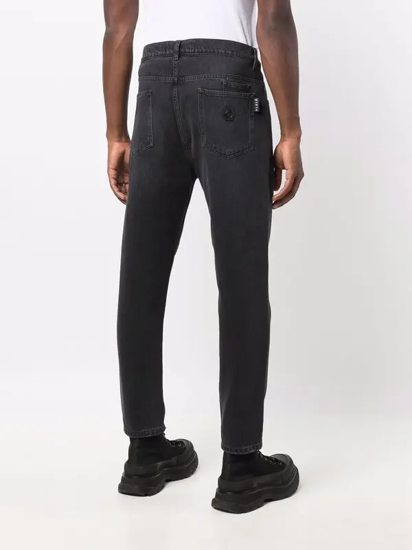 Philipp Plein Carrot-cut Jeans - Black