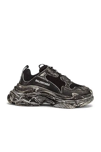 Balenciaga Triple S Sneaker In Black