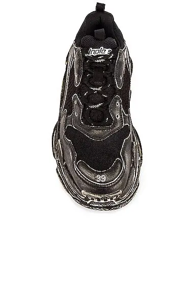 Balenciaga Triple S Sneaker In Black
