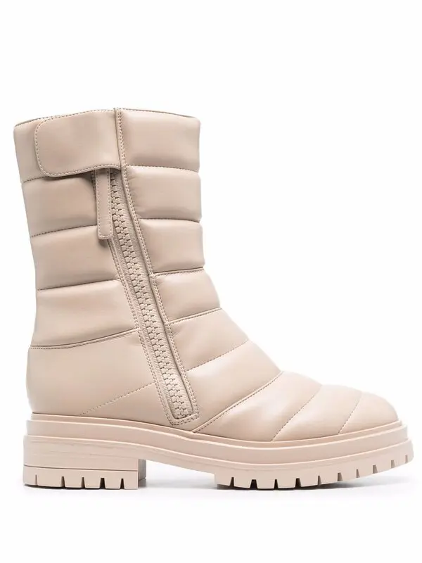 GIANVITO ROSSI Eiko Padded Combat Boots