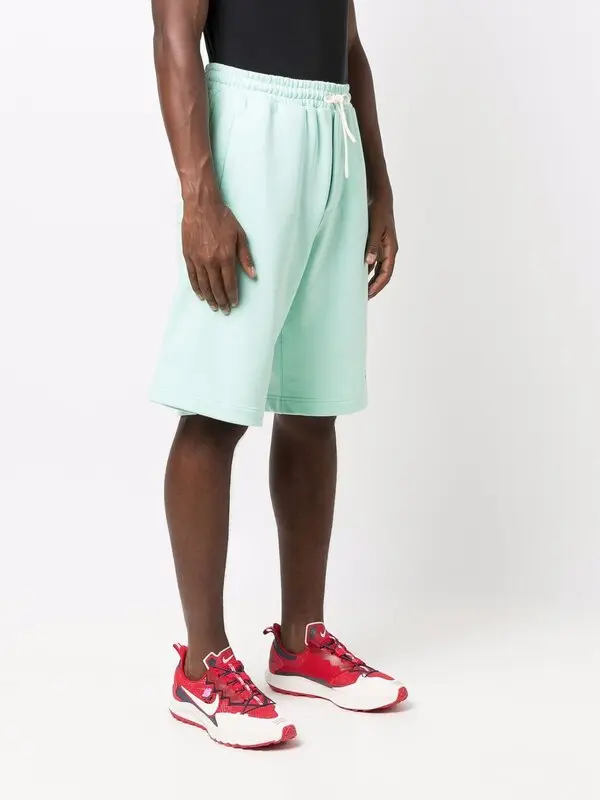 MSGM Knee-length Cotton Track Shorts