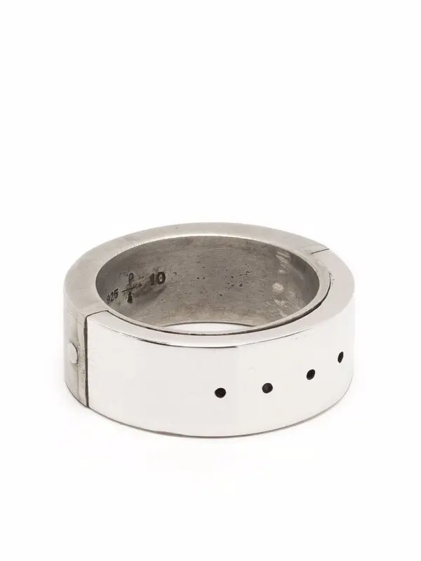 PARTS OF FOUR Perforated Ring - Silver