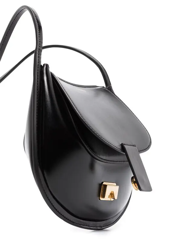 Jil Sander Crescent Mini Bag - Black | Editorialist
