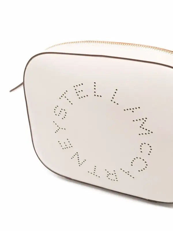 Stella McCartney Logo Crossbody Bag - Neutrals