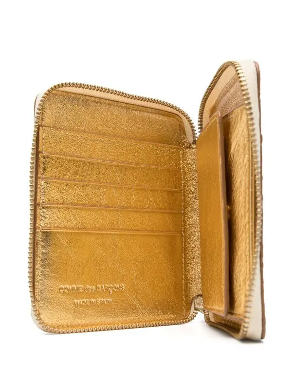 Comme Des Garçons Logo-embossed Zip Wallet
