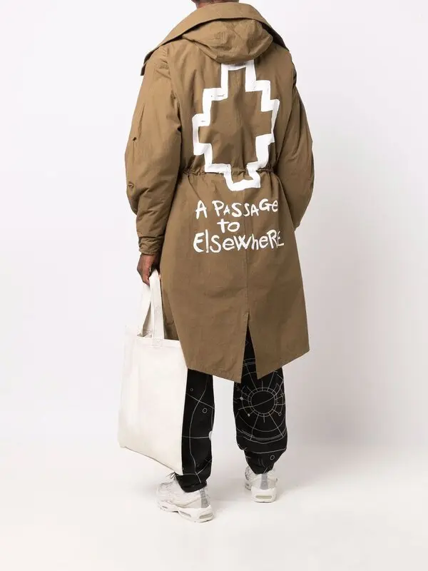 COUNTY OF MILAN Cross Logo Hooded Parka