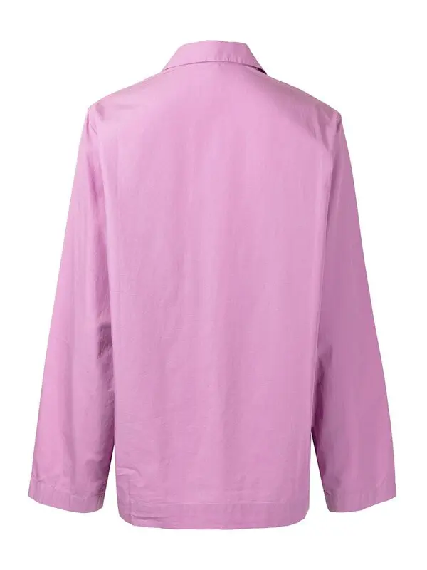TEKLA Poplin Pajama Shirt - Pink
