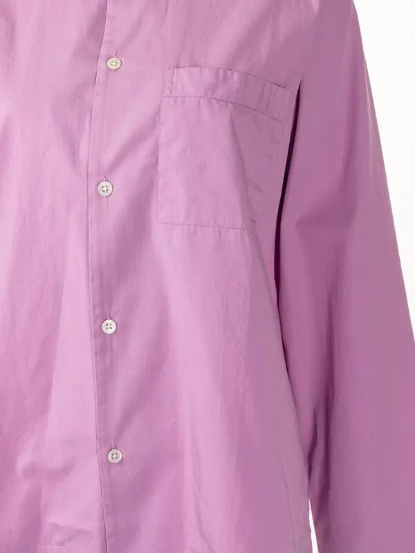 TEKLA Poplin Pajama Shirt - Pink