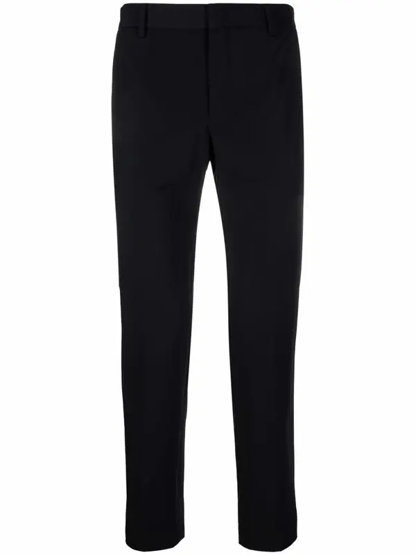 PT TORINO Straight-leg Tailored Trousers - Black