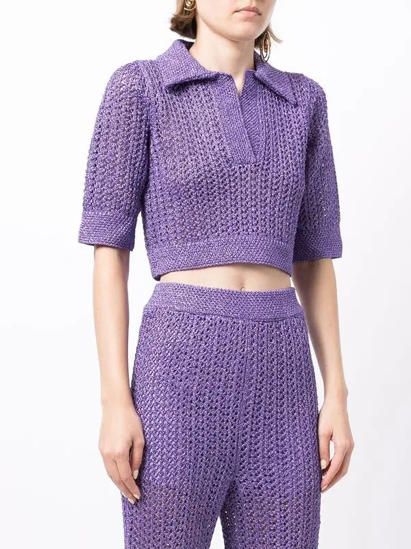 ALICE MCCALL Knitted Polo Top