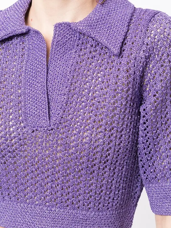 ALICE MCCALL Knitted Polo Top