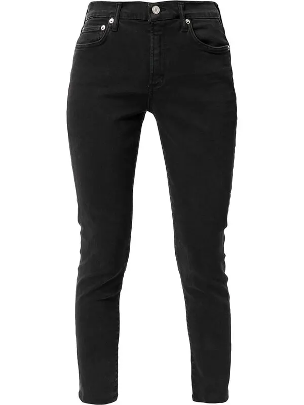 AGOLDE Mid-rise Skinny Jeans - Black