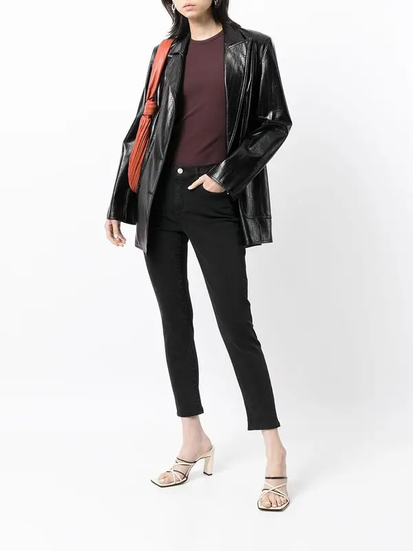 AGOLDE Mid-rise Skinny Jeans - Black