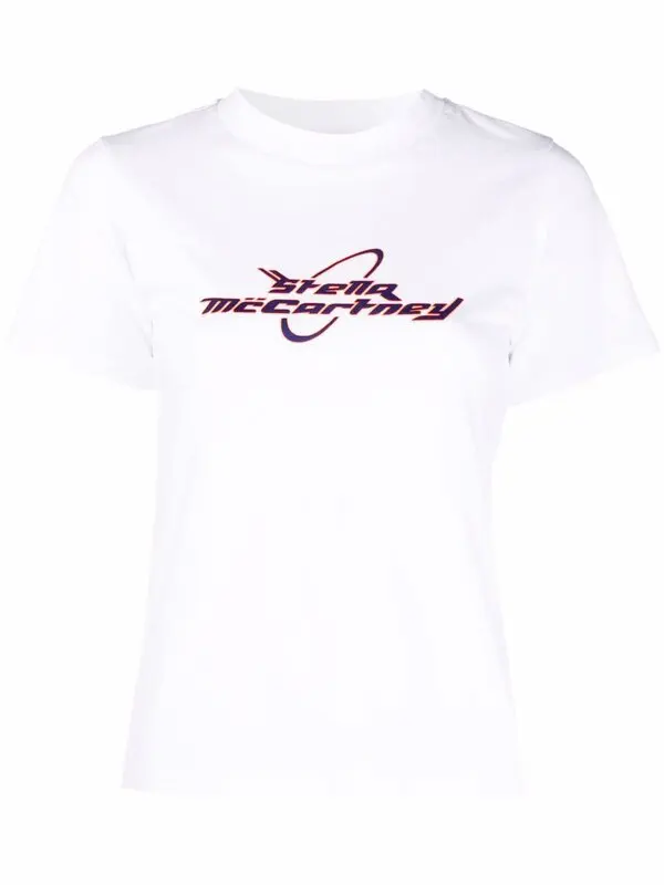 Stella McCartney Logo-print Short-sleeve T-shirt - White