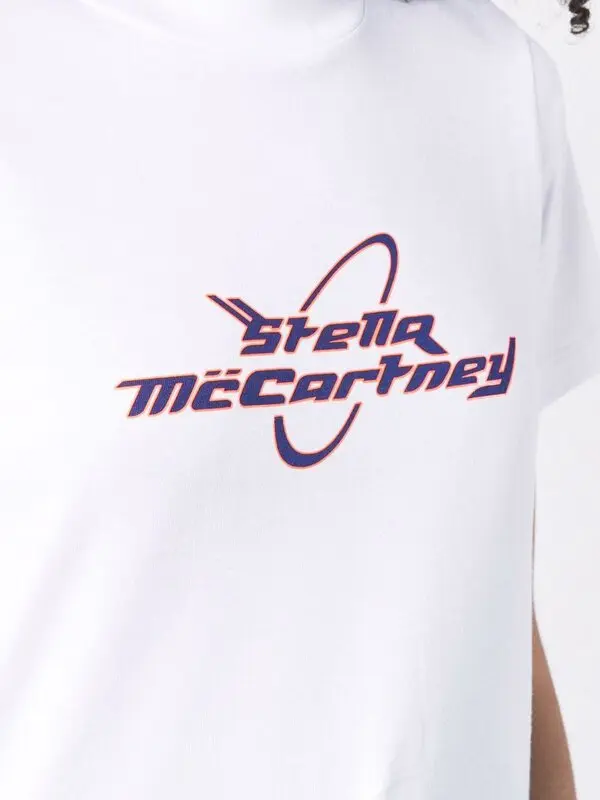 Stella McCartney Logo-print Short-sleeve T-shirt - White