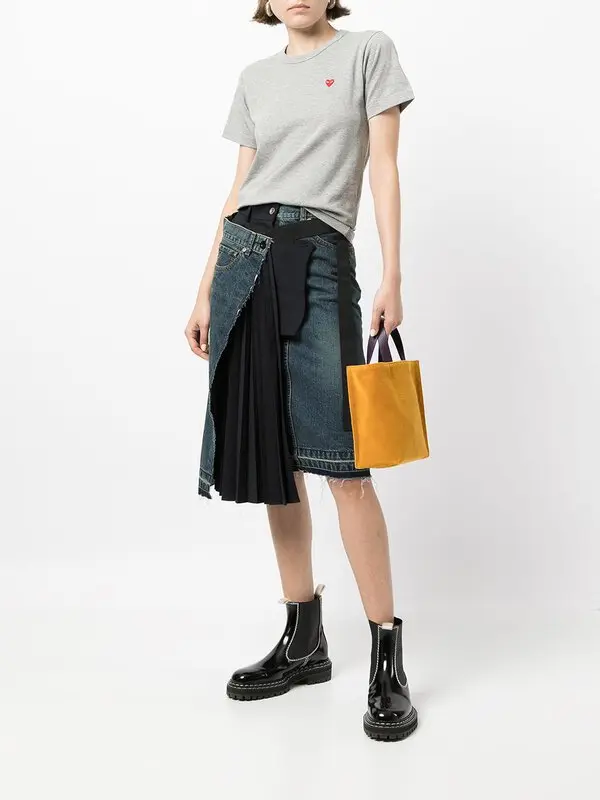 Play Comme Des Garcon Logo-print Cotton T-shirt