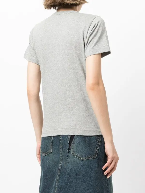 Play Comme Des Garcon Logo-print Cotton T-shirt