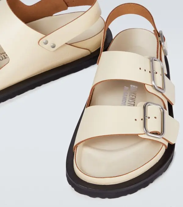 BIRKENSTOCK × JIL SANDER Milano ミラノ Jil Sander Milano Natural Leather in Color Cream | BIRKENSTOCK Bahrain