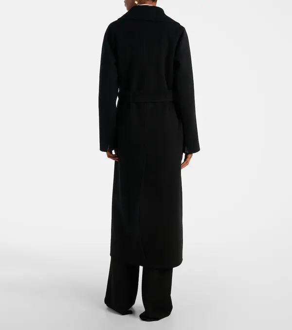 Max Mara Poldo Virgin Wool Coat - Black