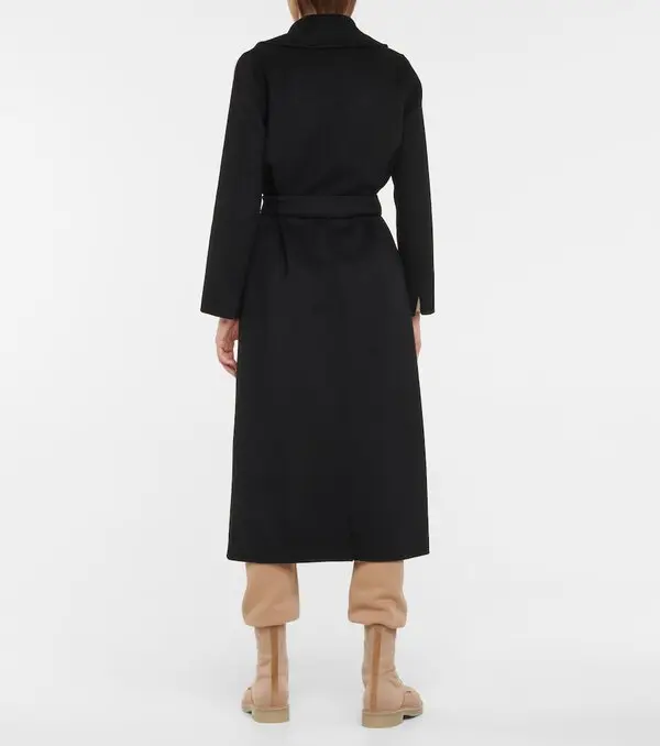 Max Mara Poldo Virgin Wool Coat - Black