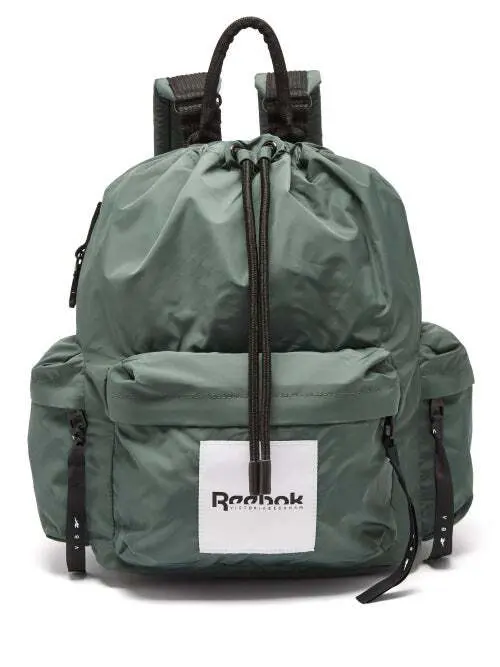 Victoria Beckham for Reebok Oversized Backpack, Army Green, EUC Victoria Beckham On Self-Care And Harper main image 4