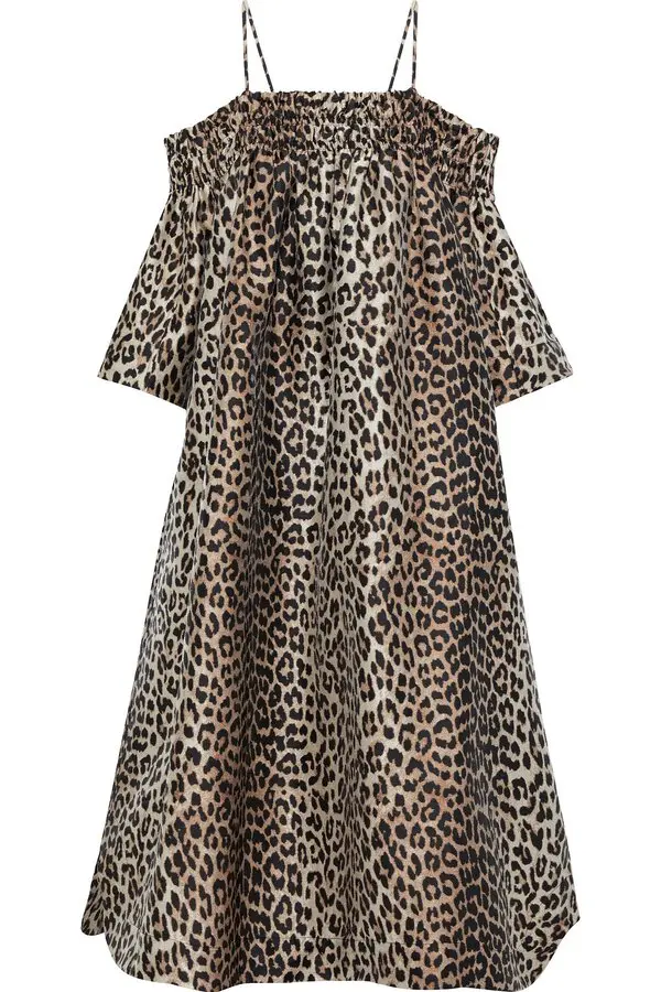 knee length dresses for ladies Shiny Check Jacquard Midi Dress