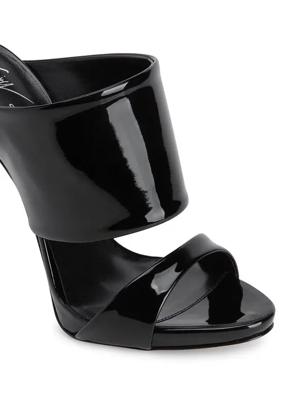 GIUSEPPE ZANOTTI 120mm Andrea Sandals - Black
