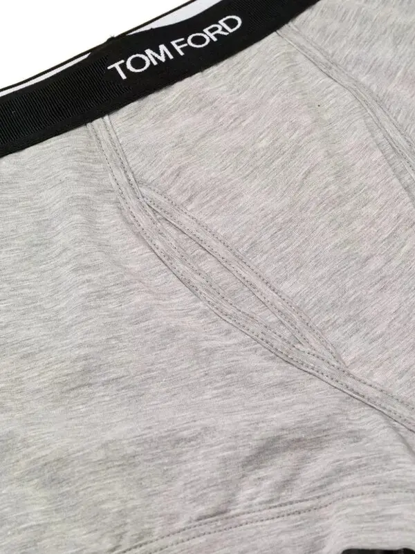 TOM FORD Logo-waistband Boxer Briefs - Grey