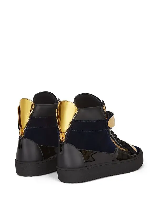 GIUSEPPE ZANOTTI Coby Mid-top Sneakers - Blue