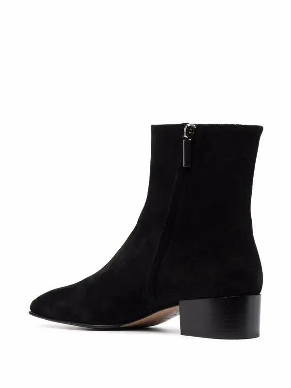 SCAROSSO Ambra 40mm Square-toe Boots