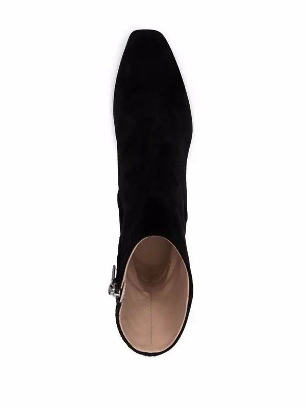 SCAROSSO Ambra 40mm Square-toe Boots