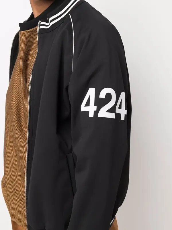 424 Logo Sleeve Bomber Jacket