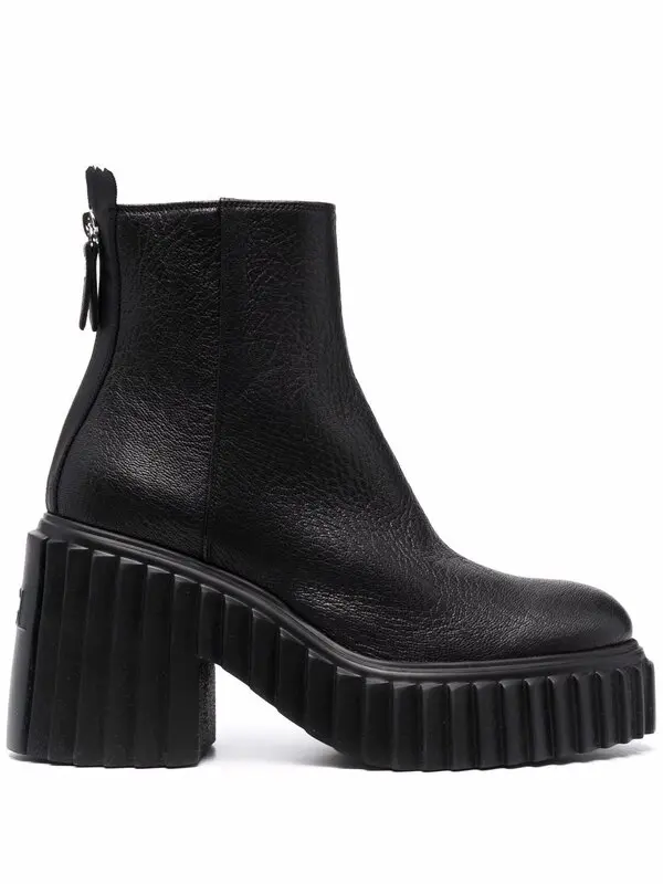 Agl Ridged Sole Platform Boots