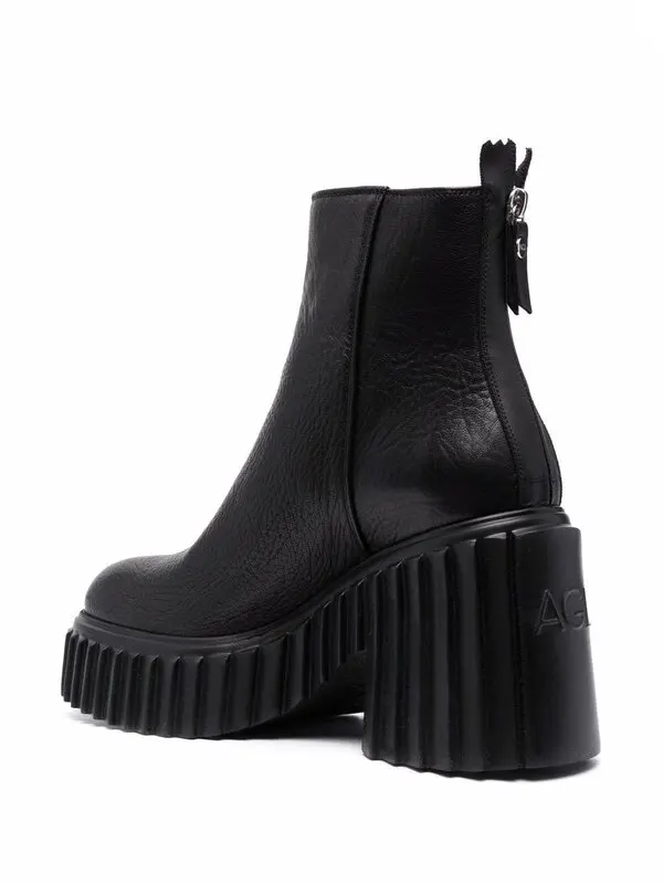 Agl Ridged Sole Platform Boots