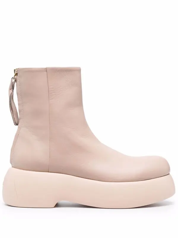 Agl Flatform Ankle Boots