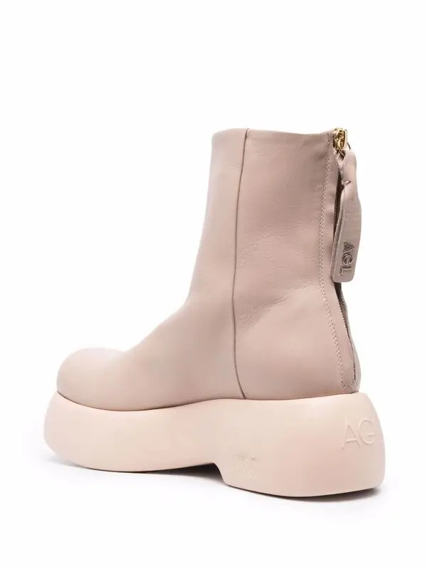 Agl Flatform Ankle Boots