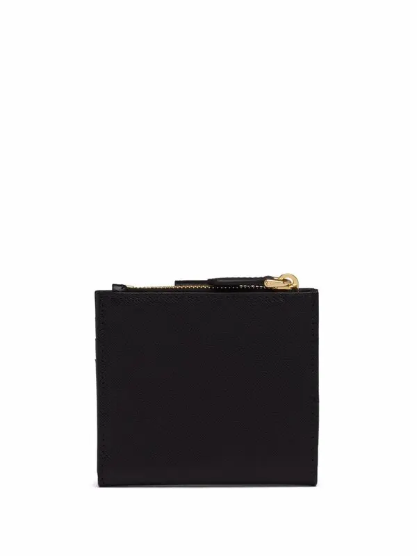 Prada Small Leather Wallet - Black