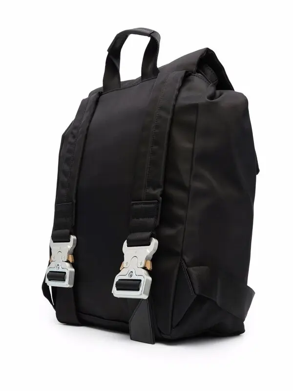 1017 Alyx 9sm Logo Buckle Backpack - Black | Editorialist