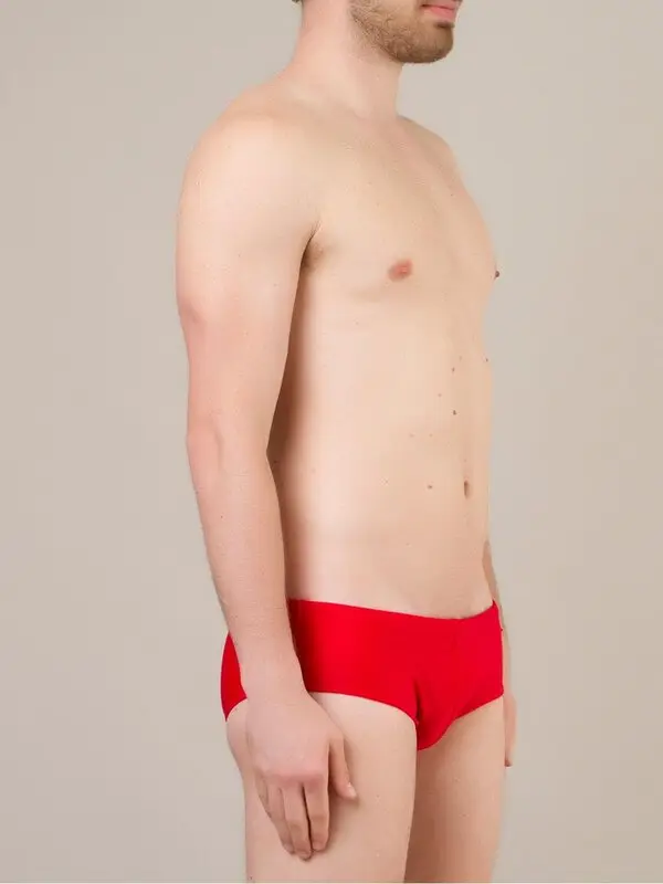 AMIR SLAMA Swimming Trunks - Red