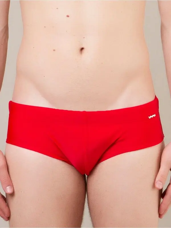AMIR SLAMA Swimming Trunks - Red