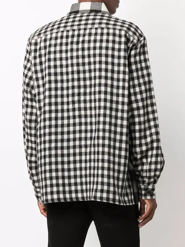 DIESEL® Flannel Checked Wool Shirt