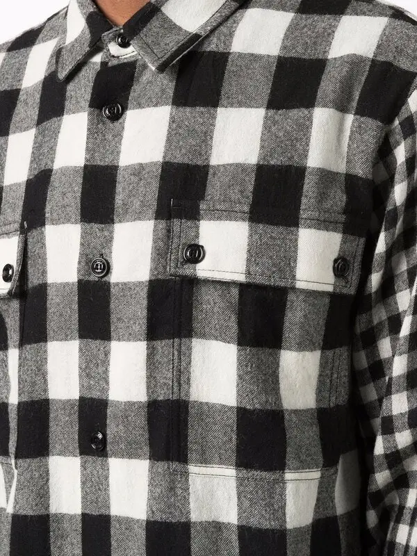 DIESEL® Flannel Checked Wool Shirt